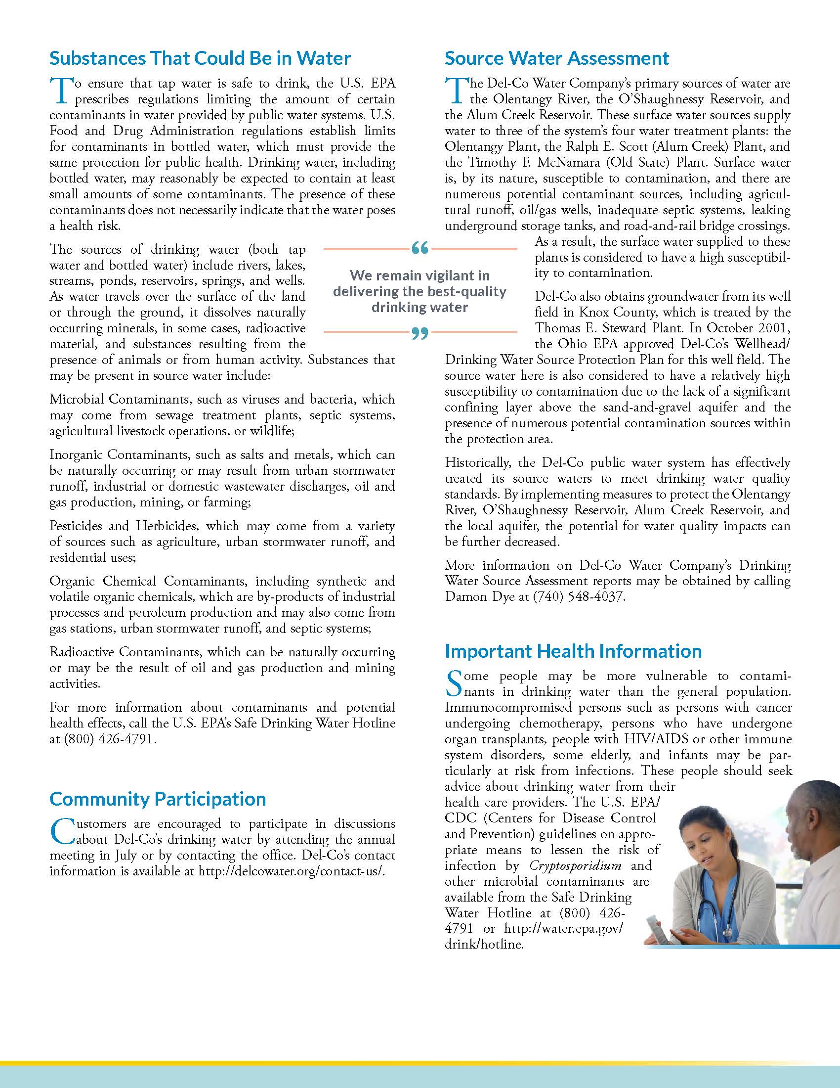 Water Quality Report