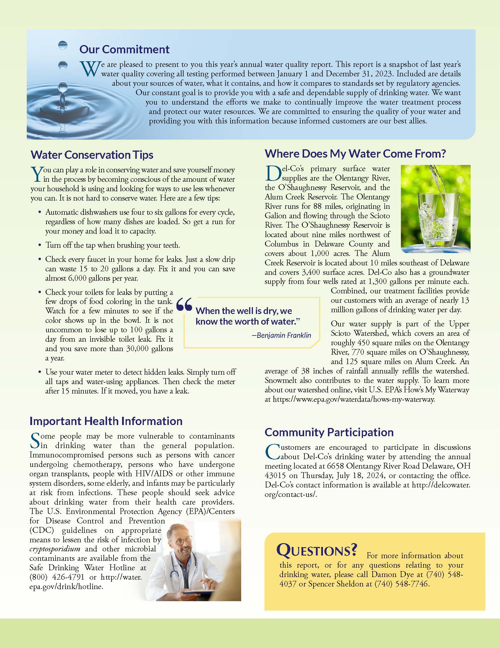 Water Quality Report